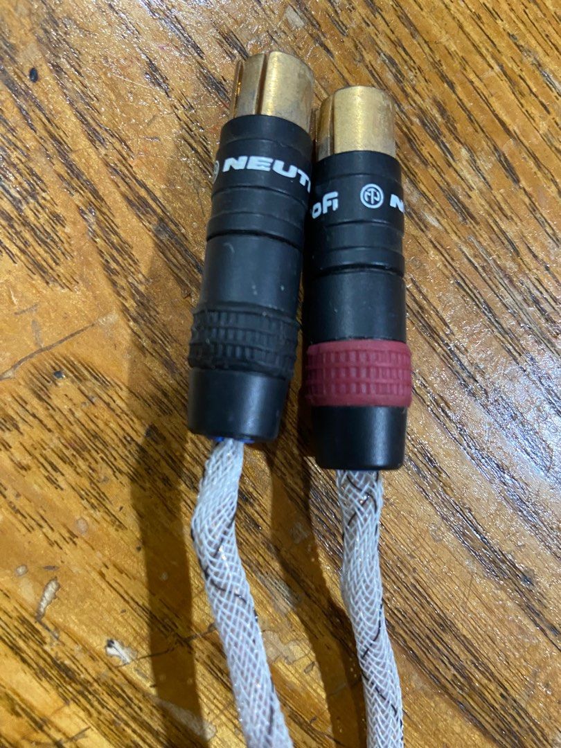 BMC Pinnacle Gold inter-connector with Neutrik Pro-Fi RCA Audio Cables ...