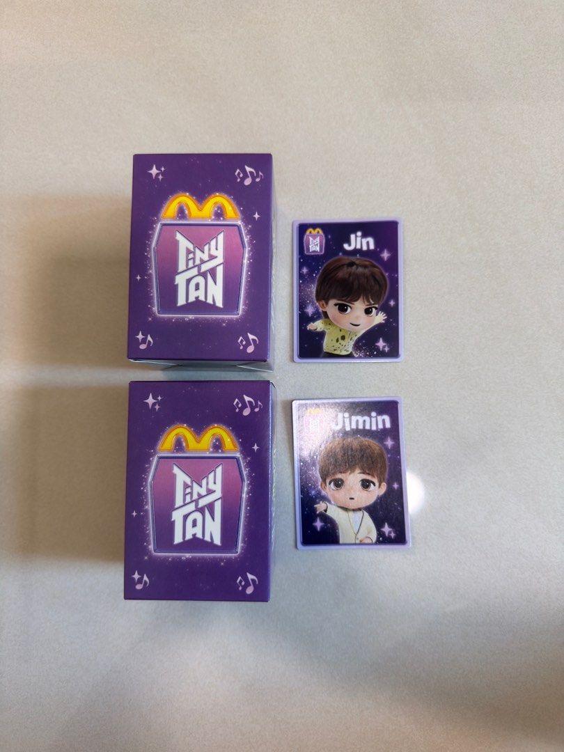 BTS TinyTan x McDonald's Tiny Tan Blind Box - Jin & Jimin, Hobbies & Toys, Memorabilia ...