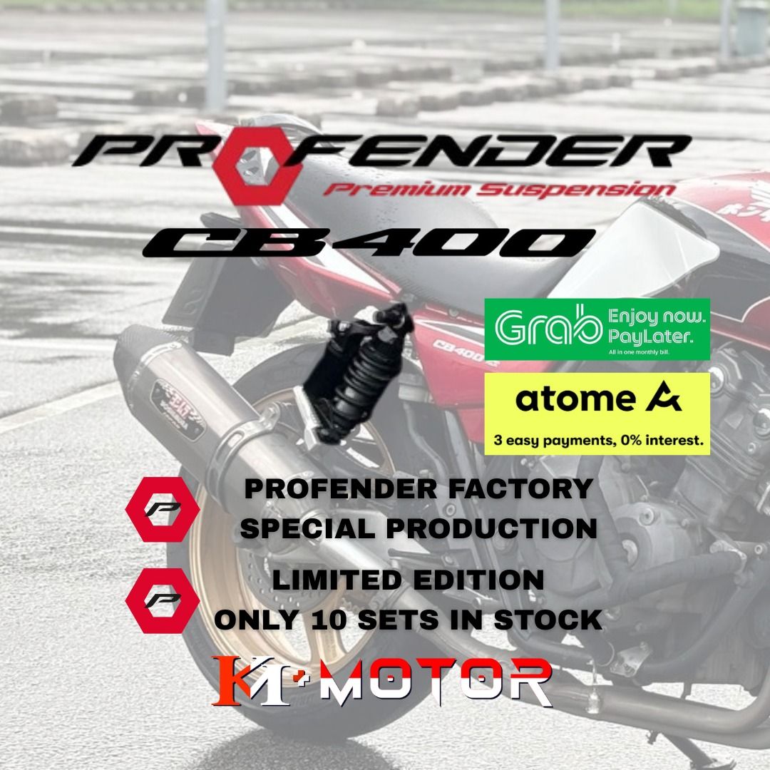 CB400 PROFENDER X SERIES REAR SHOCKS SUSPENSION ADJUSTABLE LIMITED ...