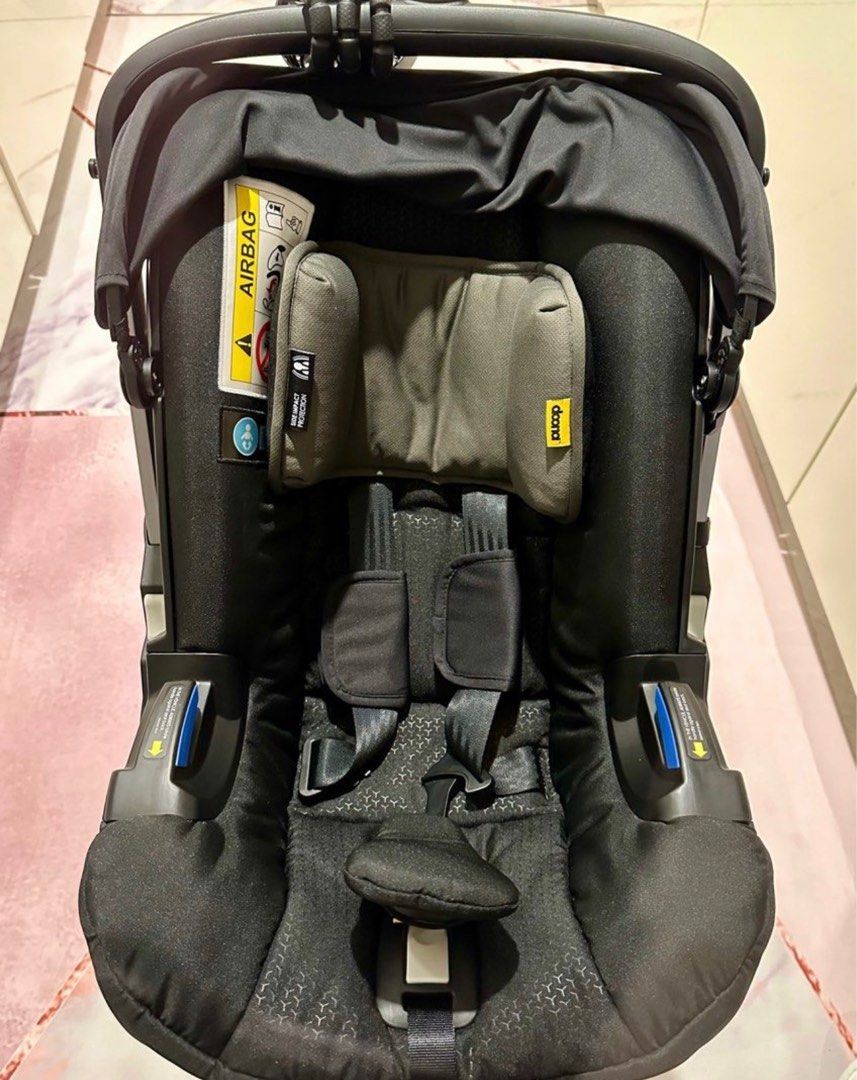 Doona Infant Car Seat & Stroller - Black, Babies & Kids, Going Out, Car ...