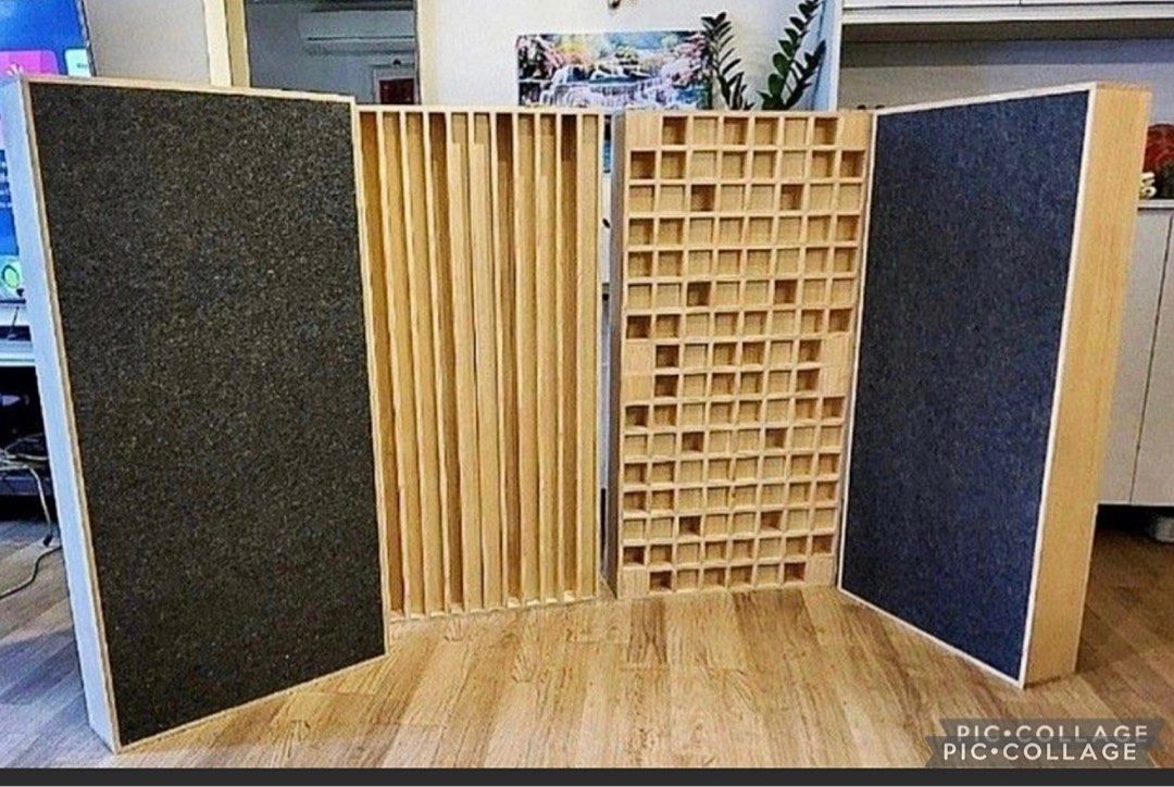 DUAL SIDE! DOUBLE THE EFFECT! Front side pine wood, back side is foam ...