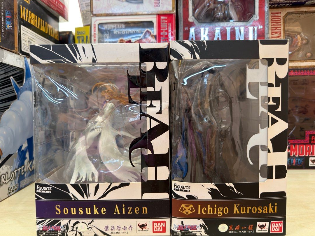 Figuarts Bleach Sousuke Aizen & Ichigo Kurosaki, Hobbies & Toys, Toys ...