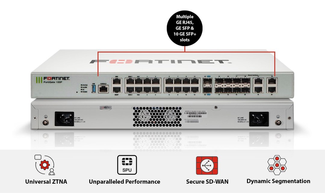 Fortigate F100-F Firewall, Computers & Tech, Office & Business ...