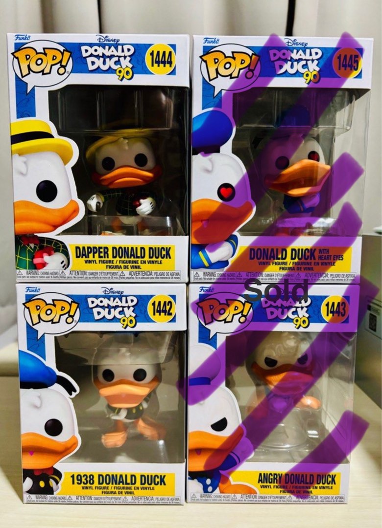 Funko Pop: Donald Duck 90 (Left with 2 boxes), Hobbies & Toys, Toys ...