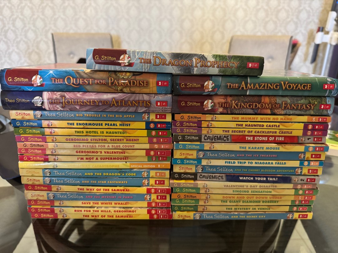 Geronimo Stilton & Thea Stilton Book Collection, Hobbies & Toys, Books ...