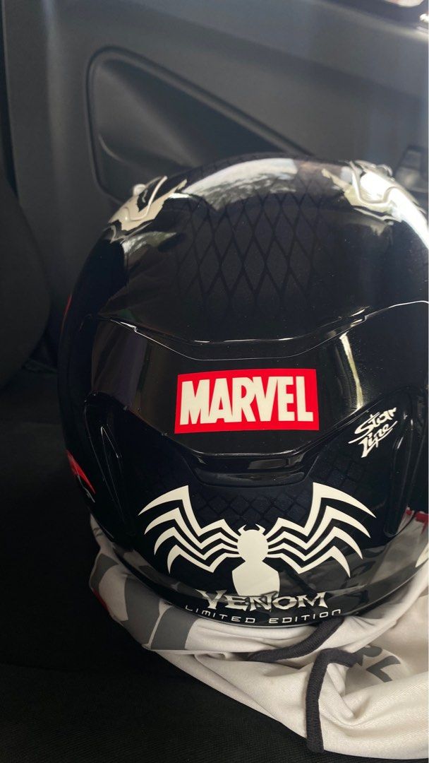 Helmet HJC RPHA 11 MARVEL VENOM V1 LIMITED EDITION SIZE M AUTHENTIC ...