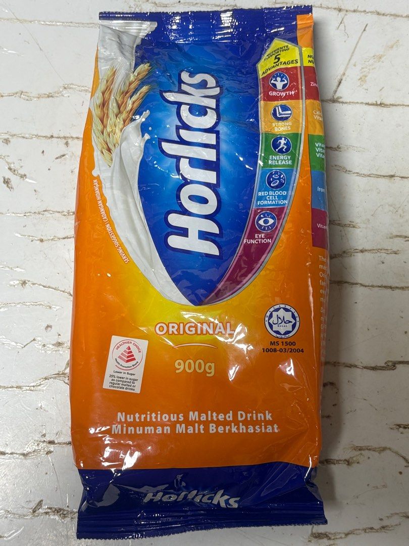 Horlicks Original 900g - Nutritious Malted Drink, Food & Drinks ...