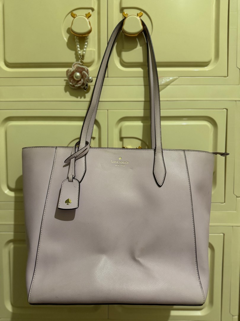 kate spade lavender tote bag, Women's Fashion, Bags & Wallets, Tote ...