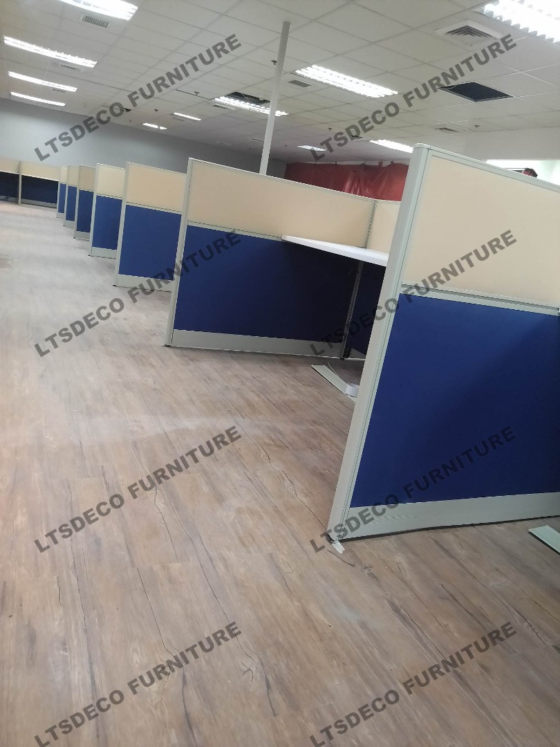 LAMINATED WORKSTATION OFFICE PARTITION, Furniture & Home Living, Office ...