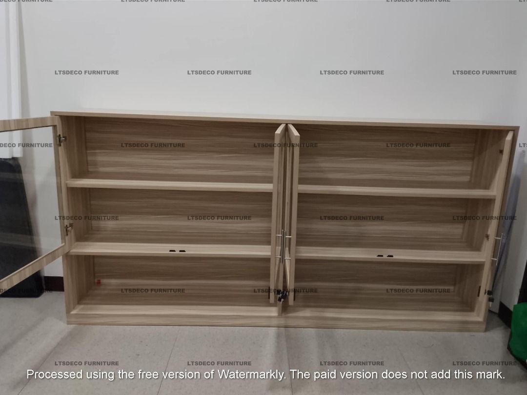 MADE TO ORDER CABINET WITH SWING GLASS DOOR OFFICE FURNITURE, Furniture & Home Living, Office ...