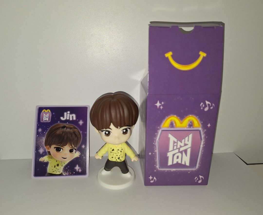 McDonald's happy meal TinyTan BTS Jin - brand new NO TRADE, Hobbies & Toys, Memorabilia ...
