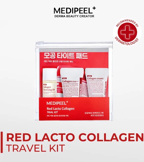 Medipeel Red Lacto Collagen Travel Kit, Beauty & Personal Care, Face ...