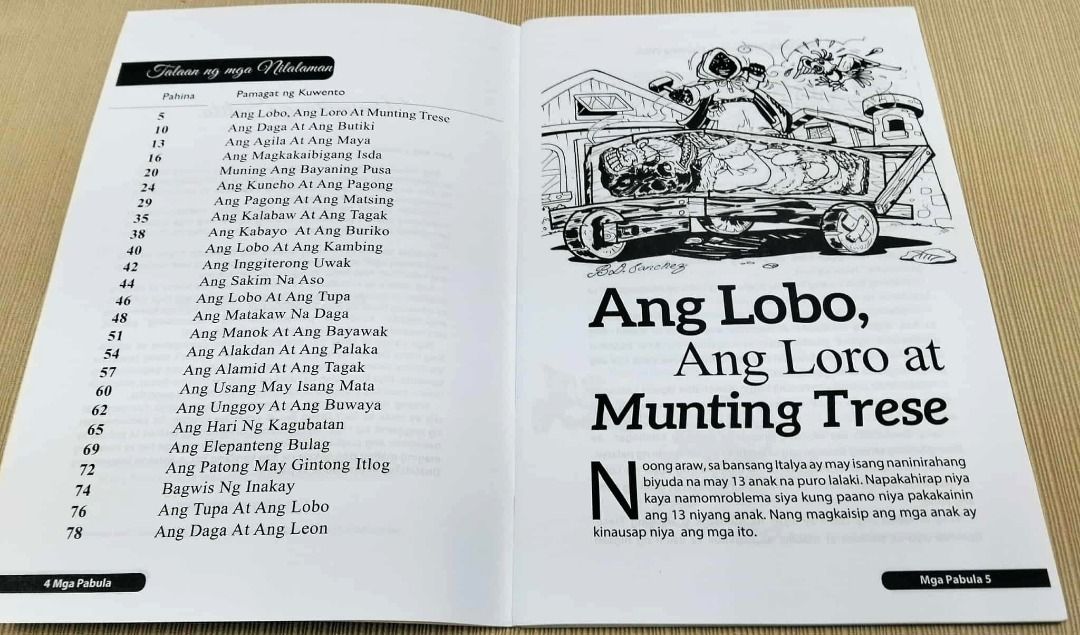 Mga Pabula Unang Aklat at Ikalawang Aklat Book Set, Hobbies & Toys ...