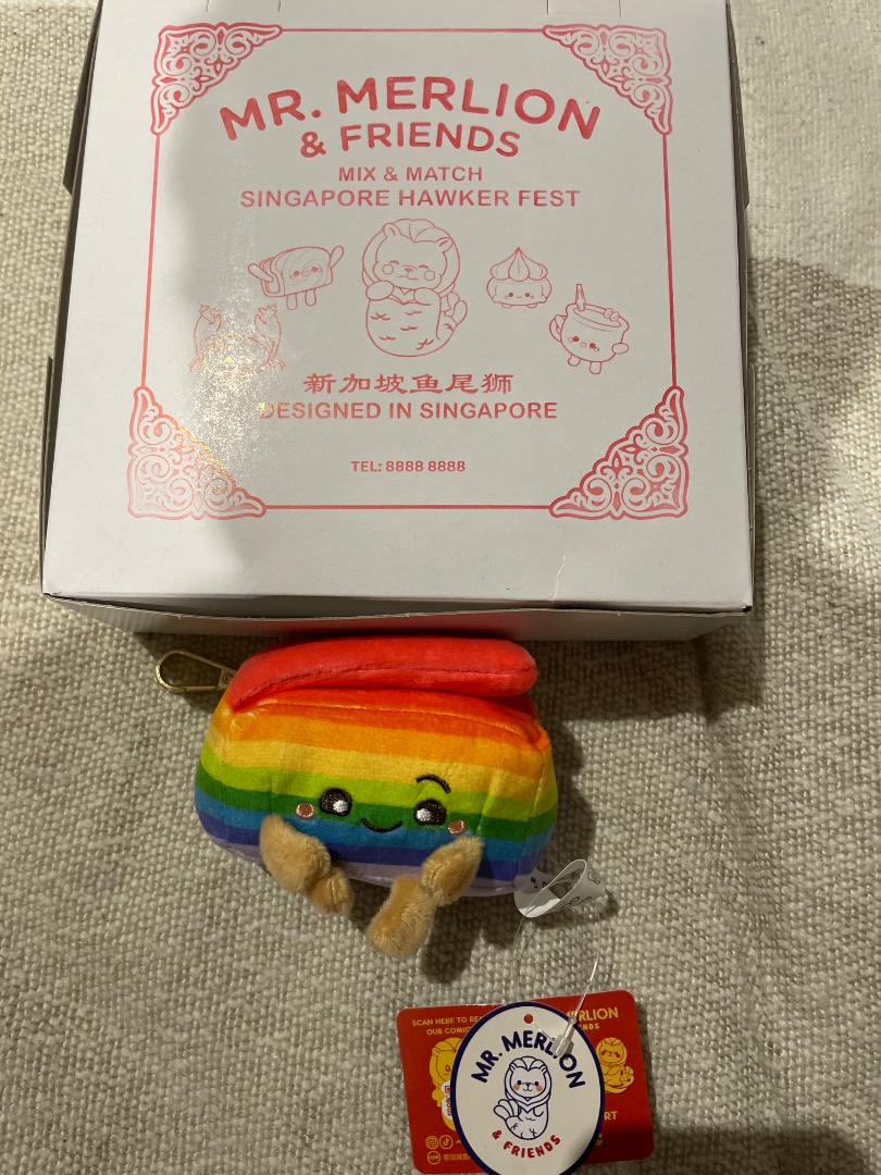 Mr. Merlion & Friends Rainbow Plushie, Hobbies & Toys, Toys & Games on ...