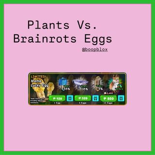 Plants Vs brainrots - Brainrots, Video Gaming, Gaming Accessories, In ...