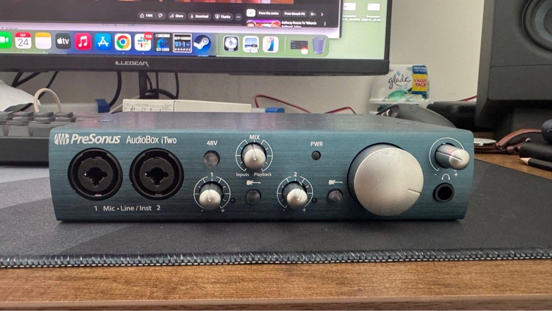 Presonus Audiobox ITwo audio interface thunderbolt, Hobbies & Toys ...