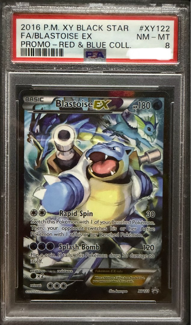 PSA 8 Blastoise EX #122 Promo Red & Blue, Hobbies & Toys, Toys & Games ...