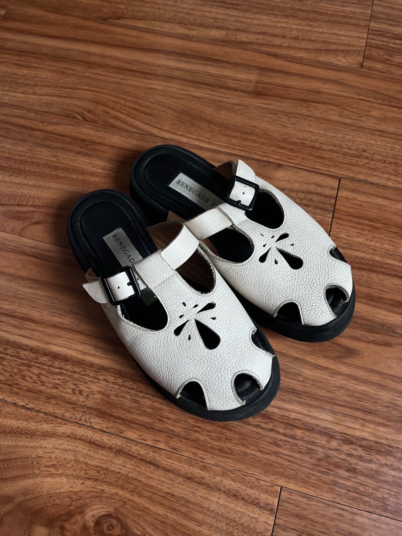 Renegade Folk - Chunky Mules, Women's Fashion, Footwear, Sandals on ...