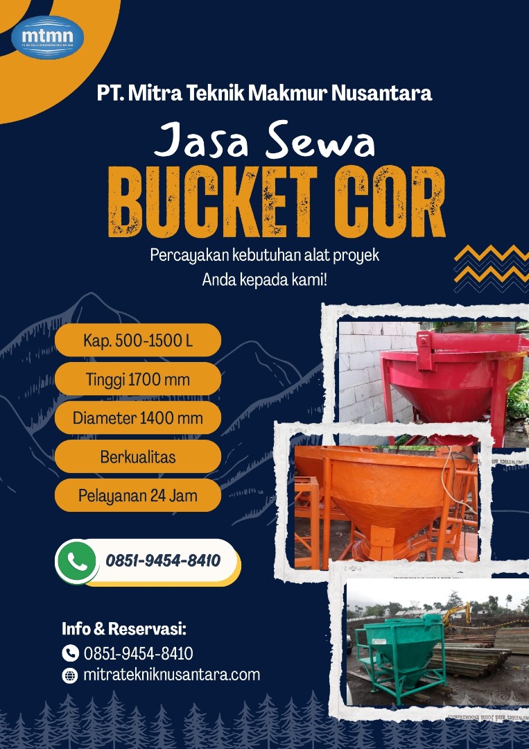 Sewa Alat Cor Beton (Bucket & Molen) Cirebon, 0851-9454-8410, Alat ...