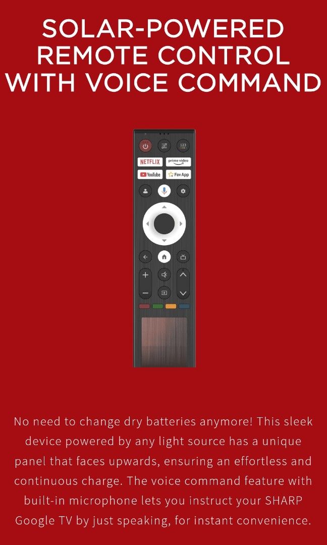 Sharp Aquos 4K Google TV 4T-C55HJ6000X, TV & Home Appliances, TV ...