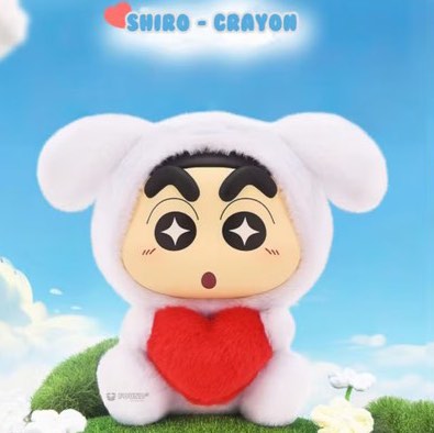 Shin Chan Blind Box - Shiro Xiao Bai Plushie, Hobbies & Toys, Toys ...