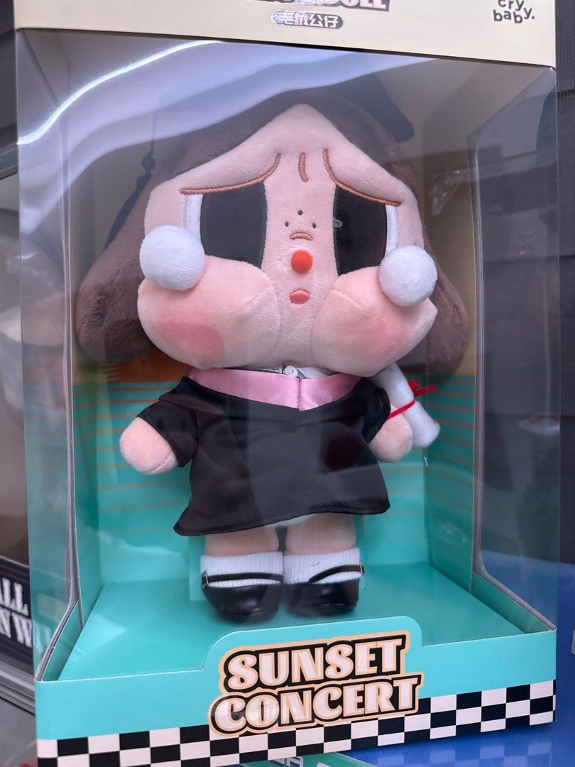 Sunset Concert Cry Baby Plushie, Hobbies & Toys, Toys & Games on Carousell