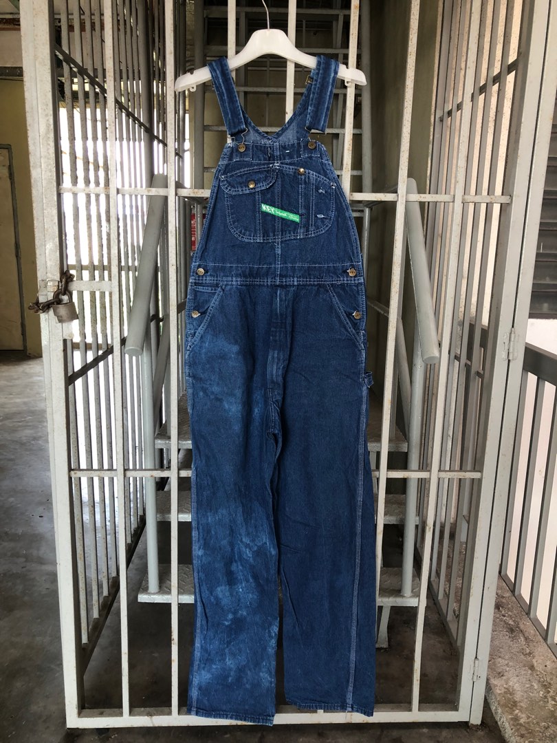 Vintage KEYS Overall, Men's Fashion, Activewear on Carousell