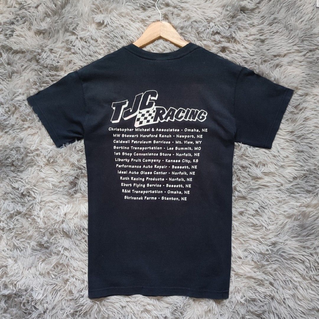 Vintage 90's Motorsports TJC Racing Nascar T-shirt, Men's Fashion, Tops ...