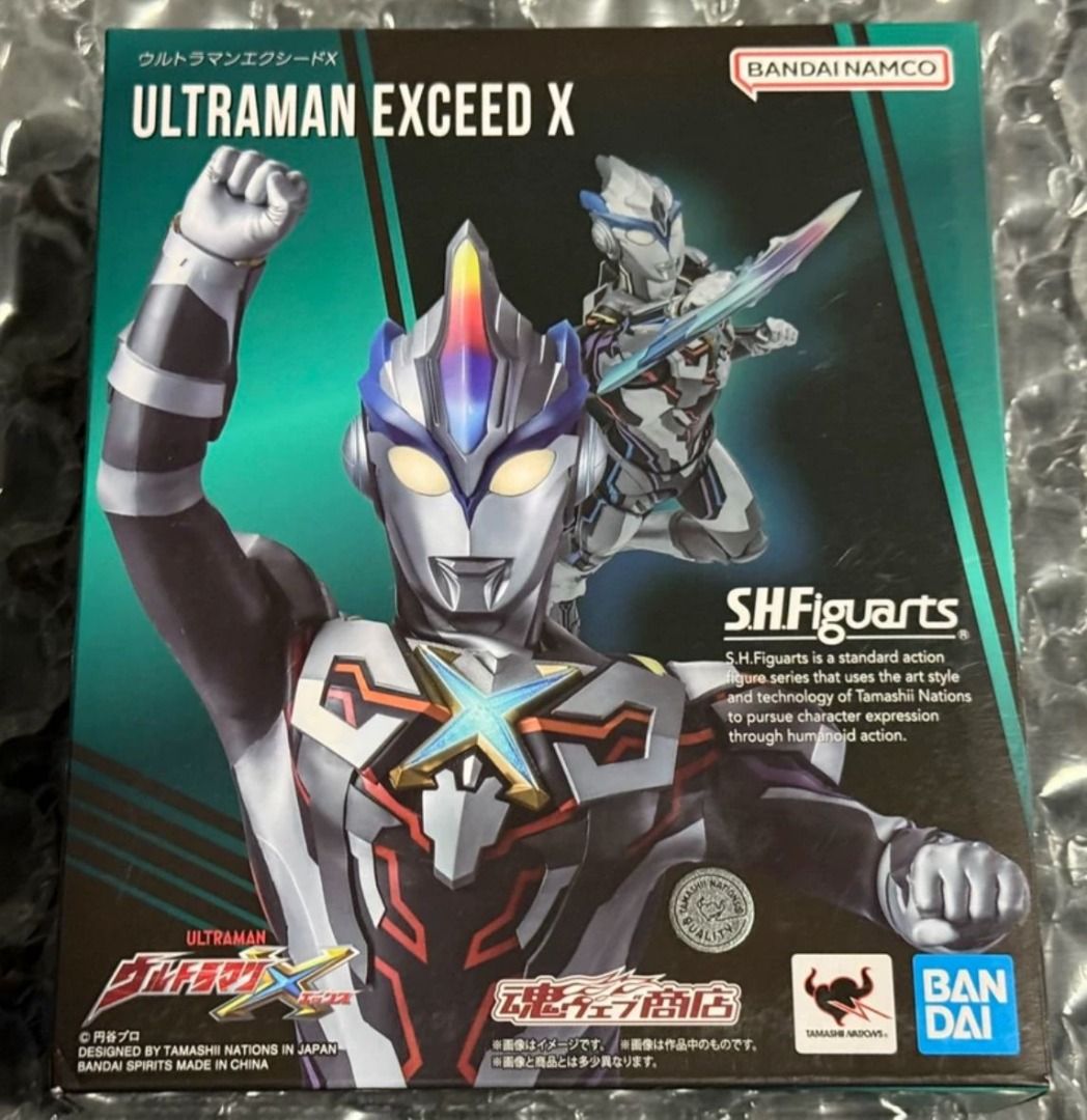 已開 日版 魂限 SHF ultraman exceed X 艾克斯 超越形態 奧特曼 咸超 咸旦 超人, 興趣及遊戲, 玩具 & 遊戲類 ...