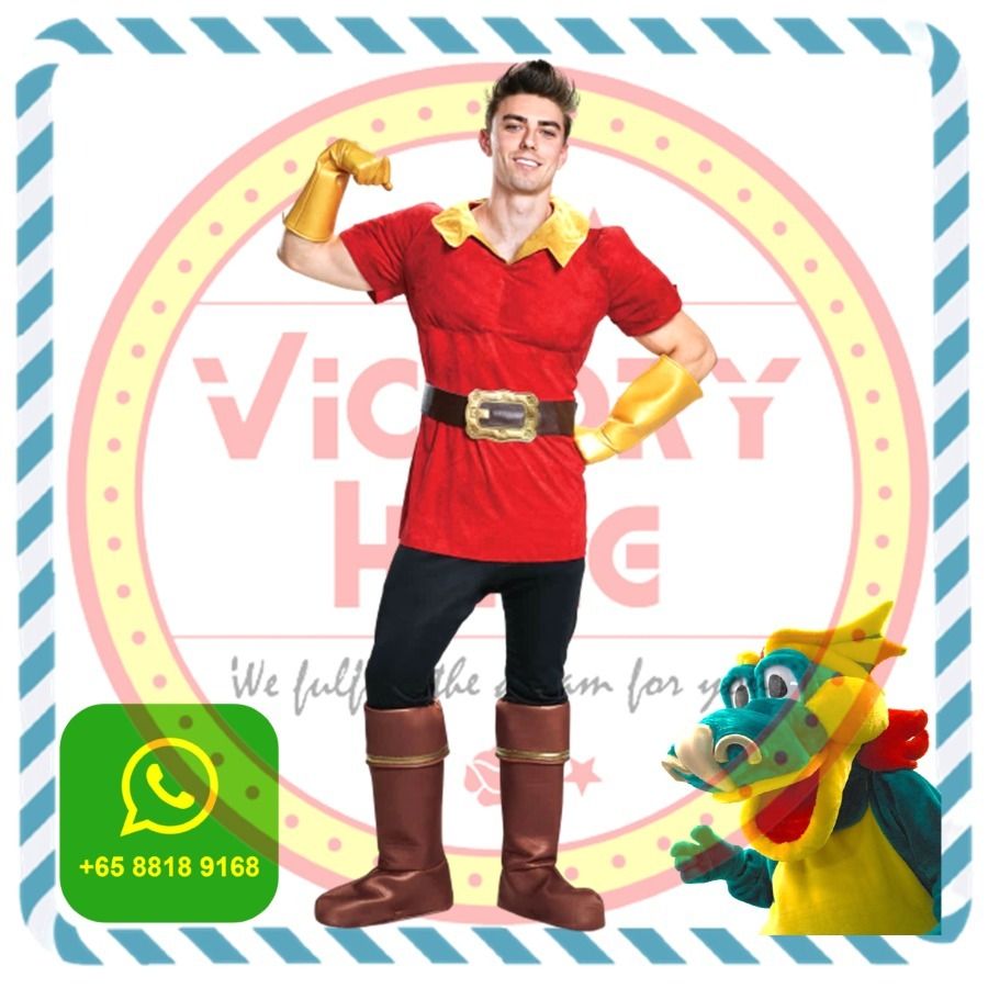 ⏰🕰️ Clock (Cogsworth) + Gaston + LeFou Costumes – Beauty and the Beast ...