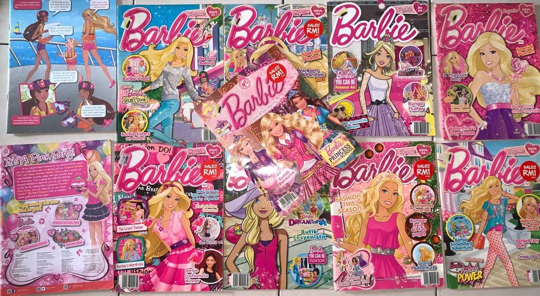 💖 Rare Barbie Magazines (2015) – 11 pcs Bundle 💖, Babies & Kids, Babies ...
