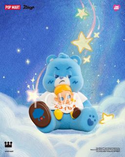Popmart Zsiga x Care Bears - Bedtime Bear 睡覺熊公仔, 興趣及遊戲, 玩具 & 遊戲類 ...