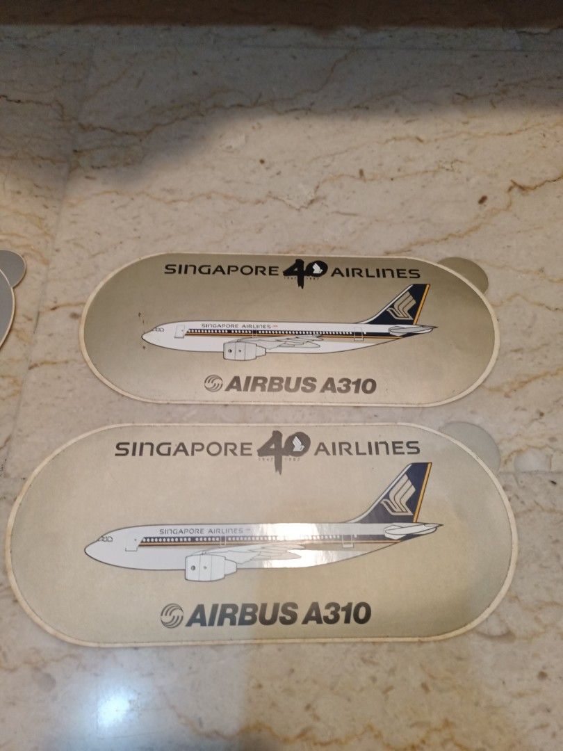 Airbus Airplane Stickers - Various Models, Hobbies & Toys, Memorabilia ...