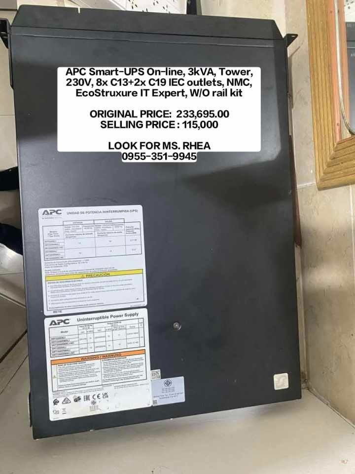 APC UPS Uninterruptible Power Supply, Computers & Tech, Parts ...