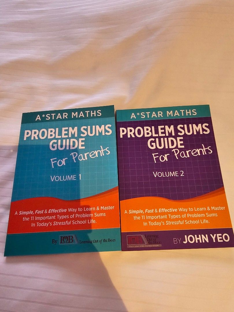 A*Star Maths Problem Sums Guide for Parents (Volume 1 & 2), Hobbies ...