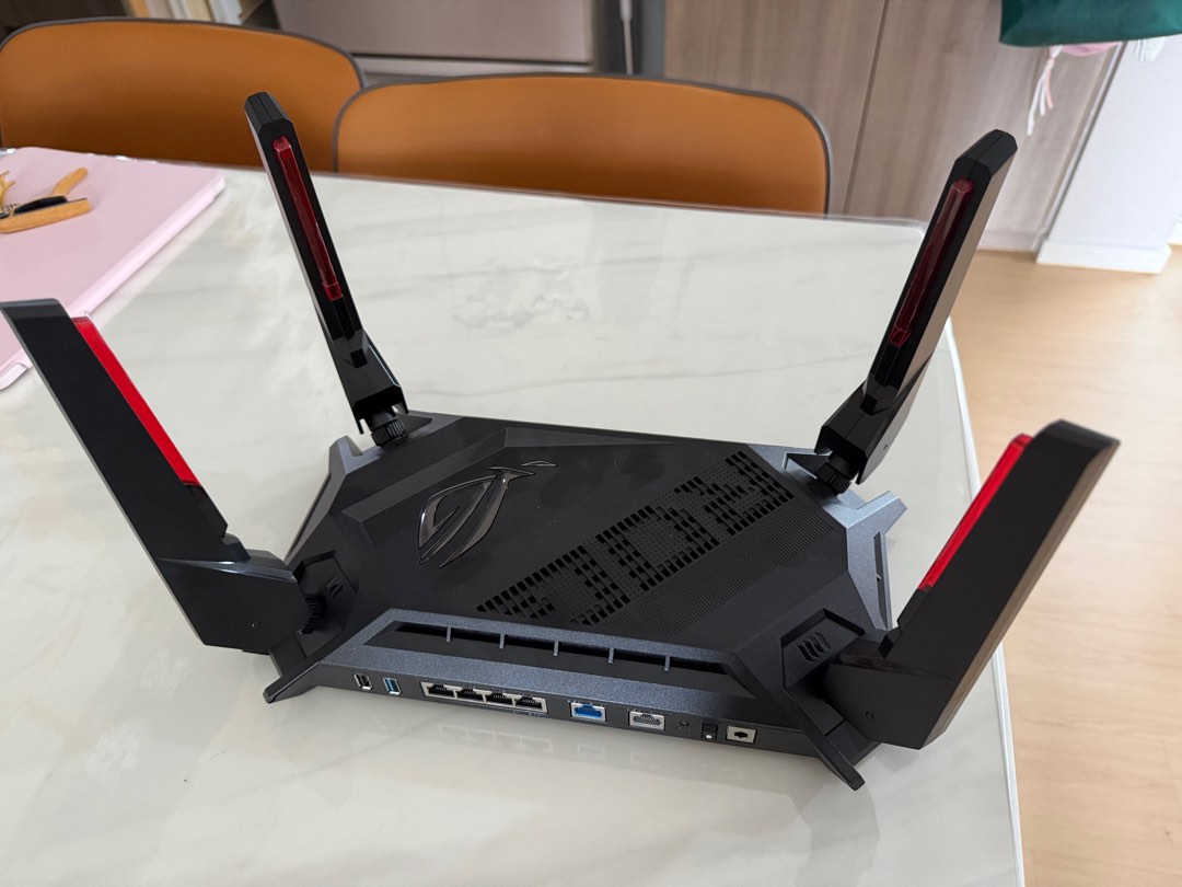 ASUS ROG Rapture GT-AX6000 Router, Computers & Tech, Parts ...
