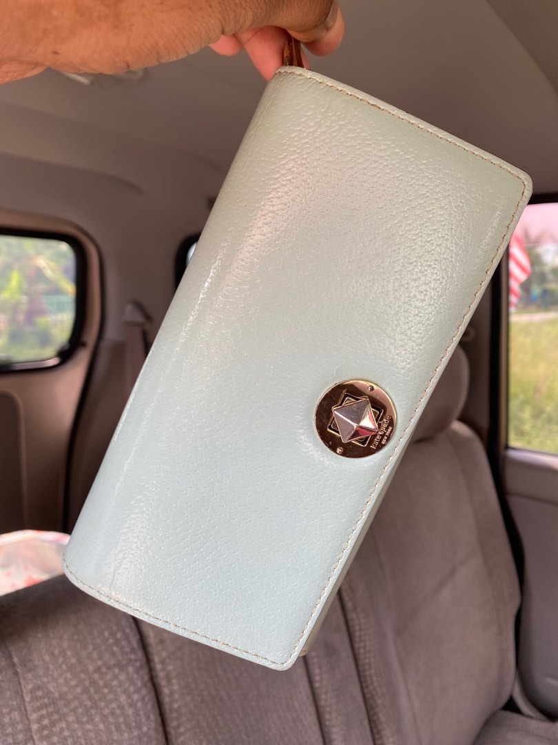 Authentic kate spade leather (pigskin) long wallet, Women's Fashion ...