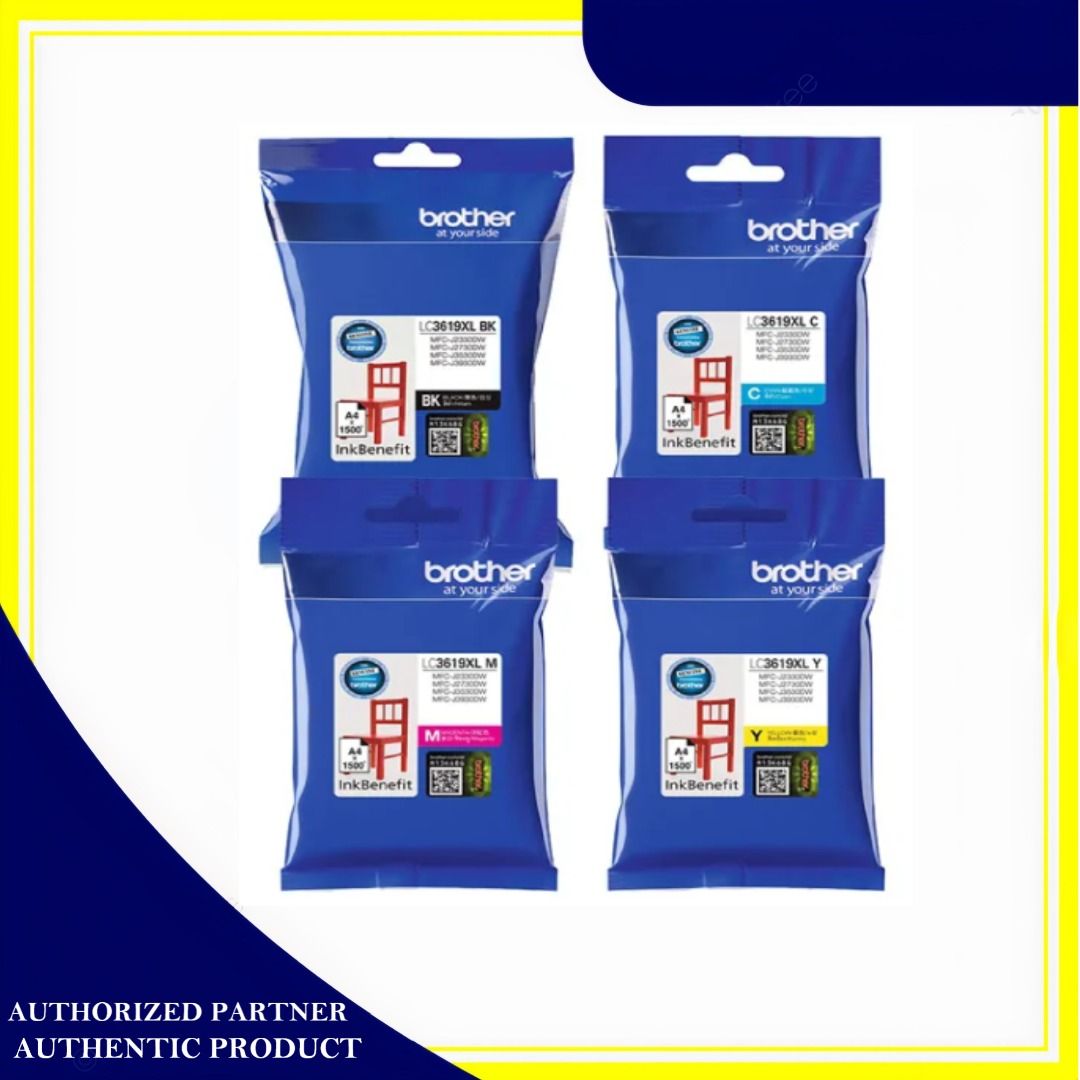 Brother LC3619XL Ink Cartridge for MFC J2330DW J2730DW J3530DW J3930DW ...