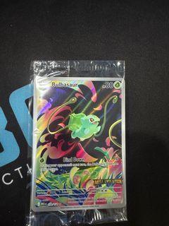 Bulbasaur stamped mega evolution topper - pokemon trading card, Hobbies ...