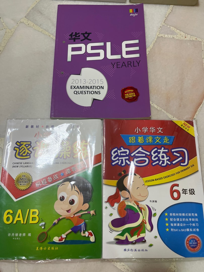 Bundle of Primary School Chinese Language Assessment books - PSLE ...