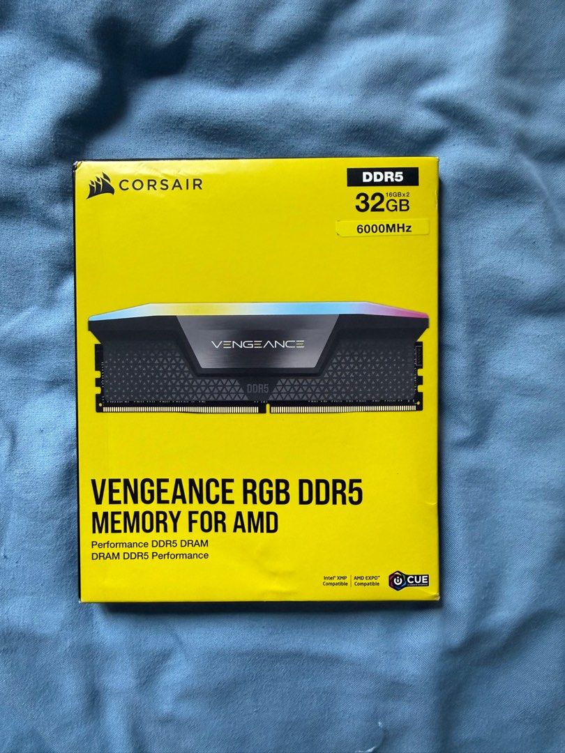 *BRAND NEW* Corsair Vengeance RGB DDR5 32GB 6000MHz RAM, Computers ...