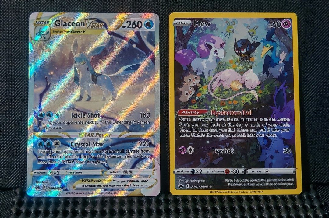 Crown Zenith Mew Pikachu Entei Leafeon Glaceon Suicune Darkrai Raikou ...