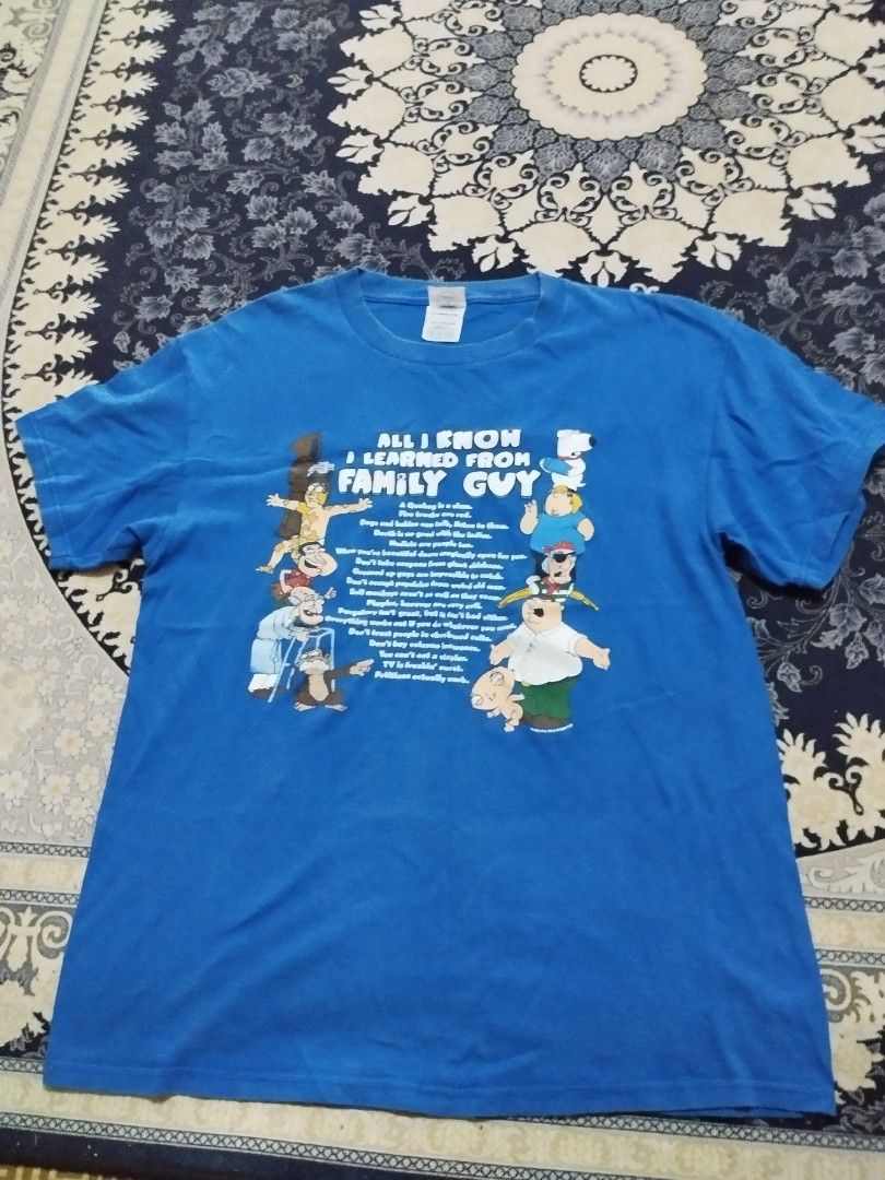 Delta Pro Weight Family Guy T-shirt, Men's Fashion, Tops & Sets ...