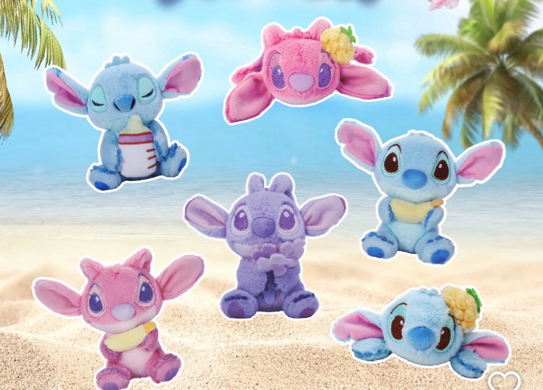 Disney Stitch and Angel Plushies Keychain Suntoys, Hobbies & Toys, Toys ...