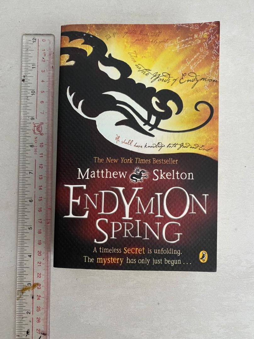 Endymion Spring Matthew Skelton Novel Import English Book Fantasy ...