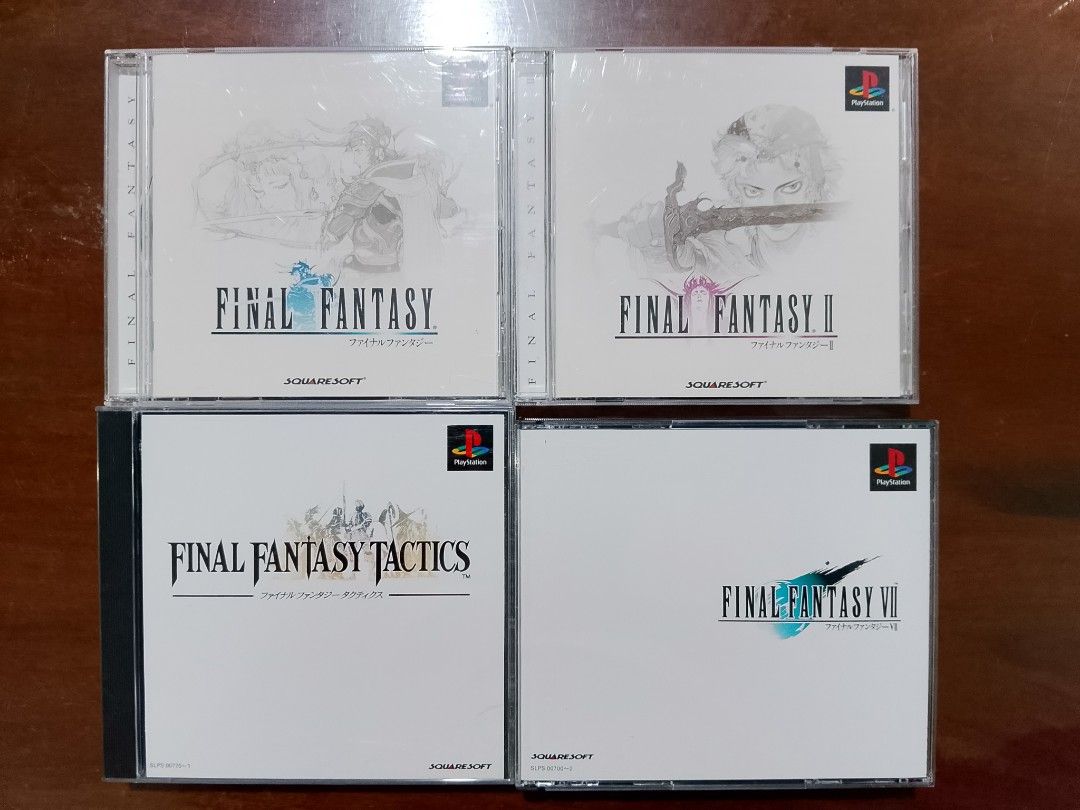 Final Fantasy I, II, Tactics, VII - PS1 Games take all, Video Gaming ...