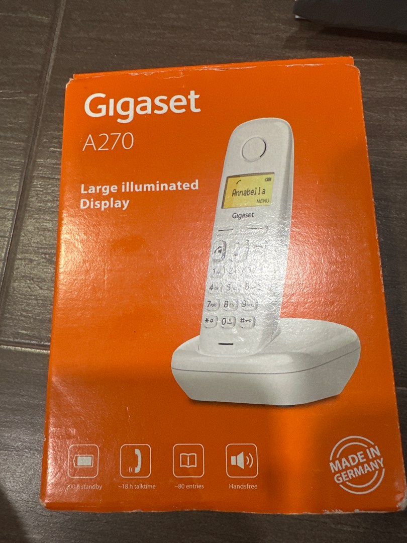 Gigaset A270 Cordless Phone, TV & Home Appliances, Other Home ...