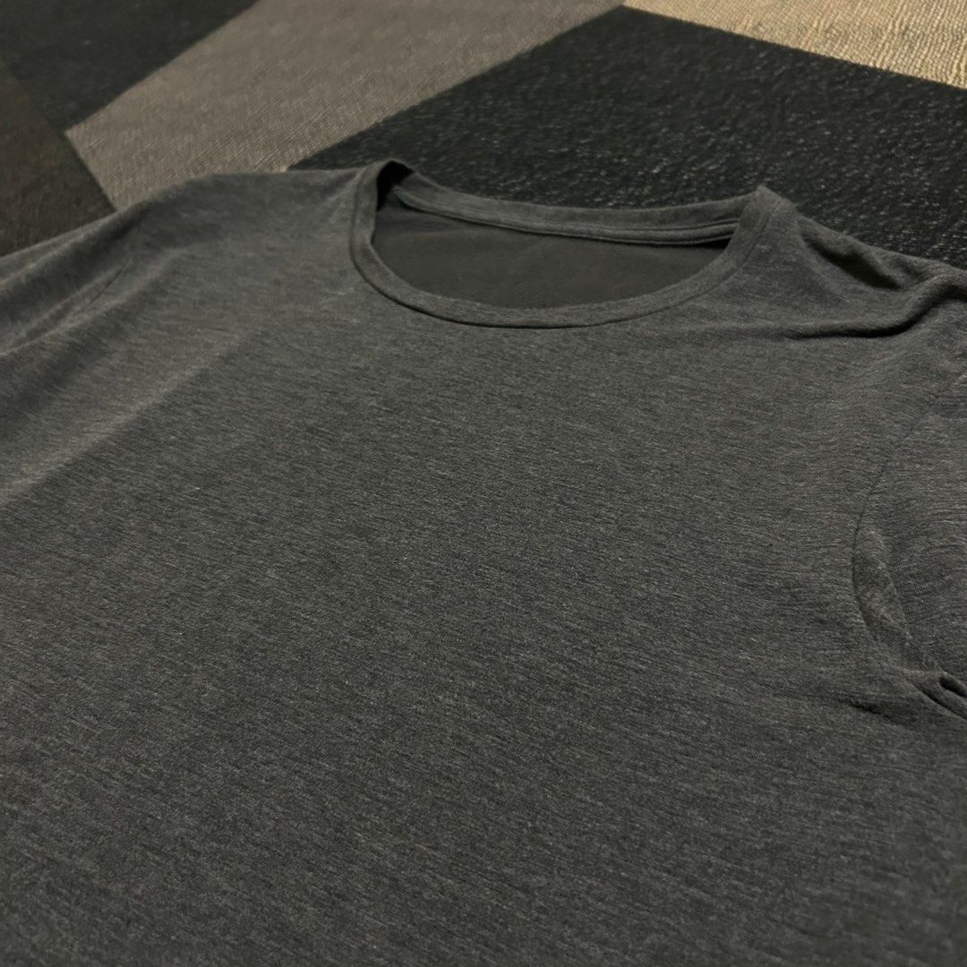 GU Men’s STYLE HEAT - HEATTECH EXTRA WARM ALTERNATIVE - Gray (Large ...