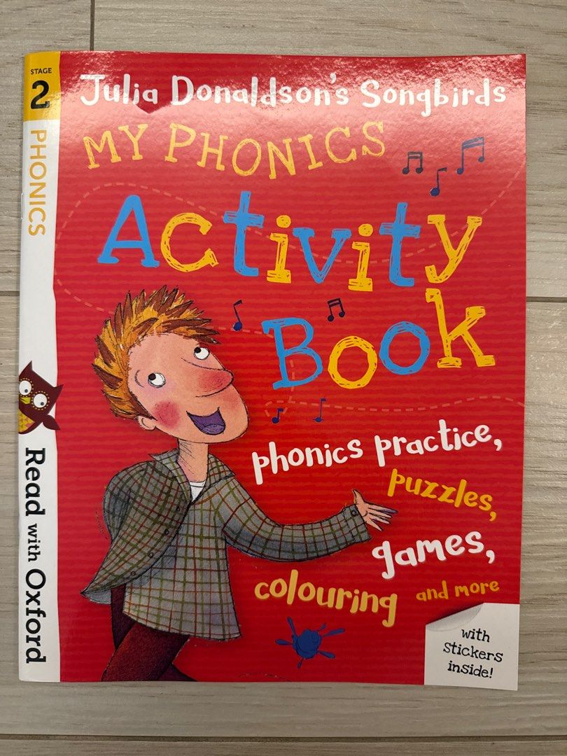 Julia Donaldson's Songbirds - My Phonics Activity Book - stage 2 - NEW ...