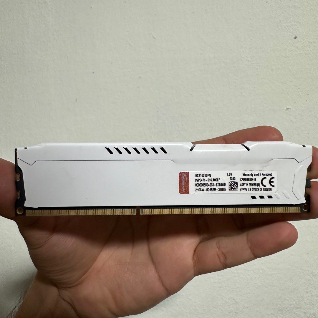 Kingston HyperX Fury DDR3 8GB RAM 1600MHz, Computers & Tech, Parts ...